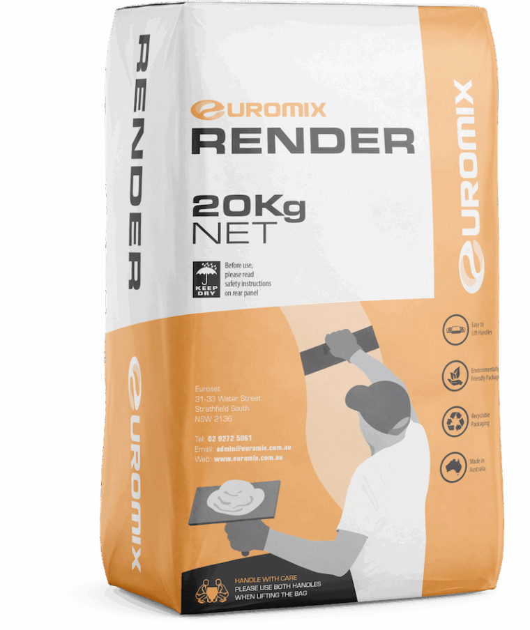 Euromix 1Render - Non Combustible Render AS1530.1